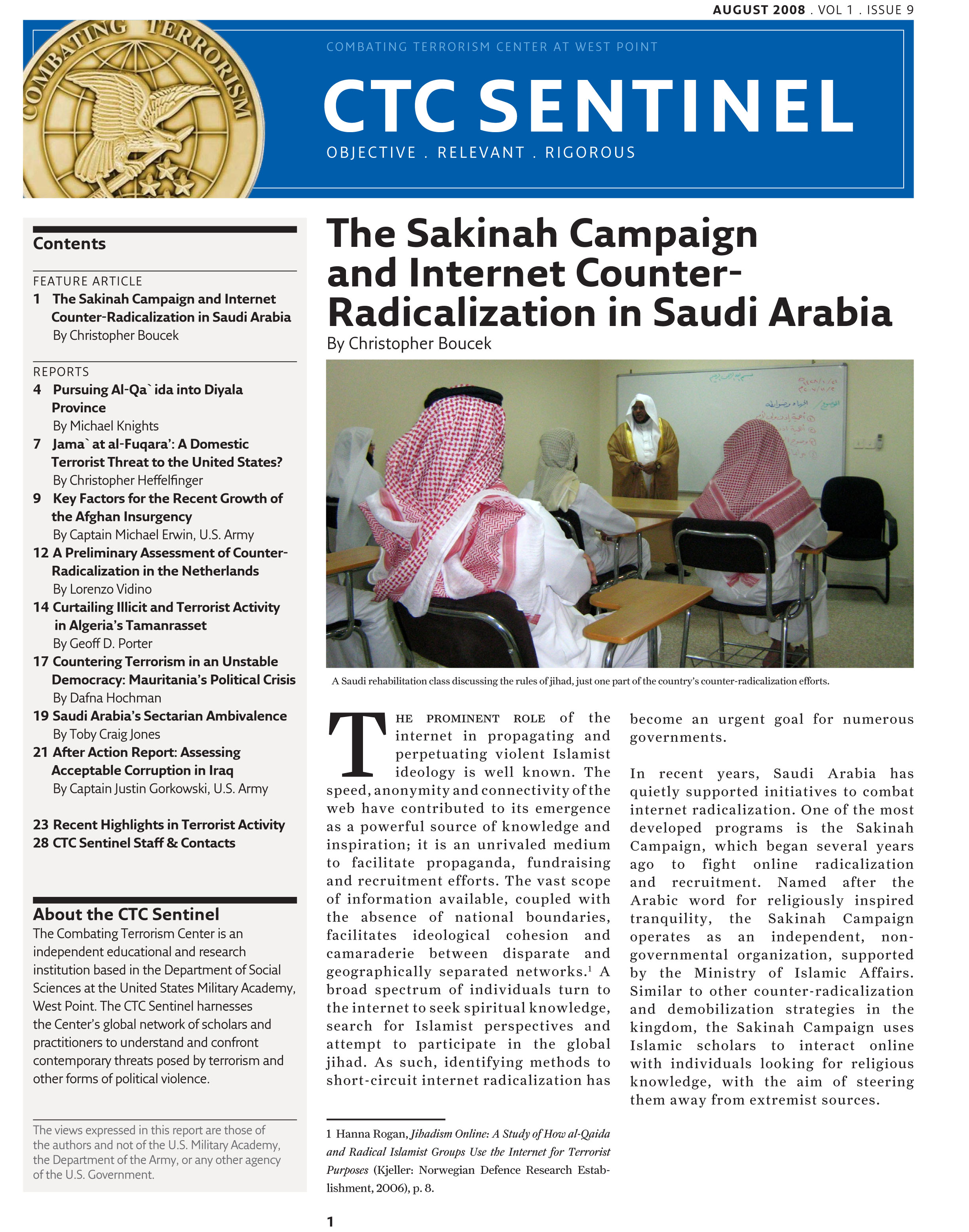 A Preliminary Assessment of Counter-Radicalization in the Netherlands ...