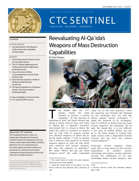 The Role and Significance of Signature Attacks in the Iraqi Insurgency ...