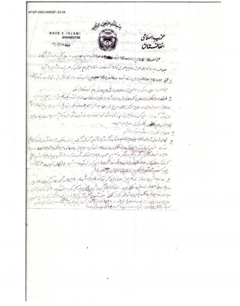 Fatehullah Haqqani Letter – Combating Terrorism Center at West Point