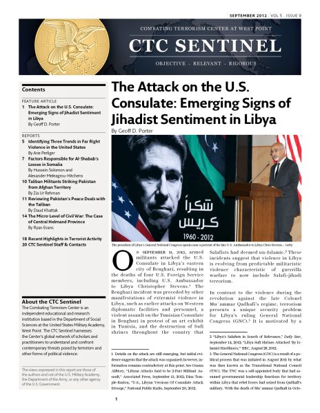 Recent Highlights in Terrorist Activity – Combating Terrorism Center at ...
