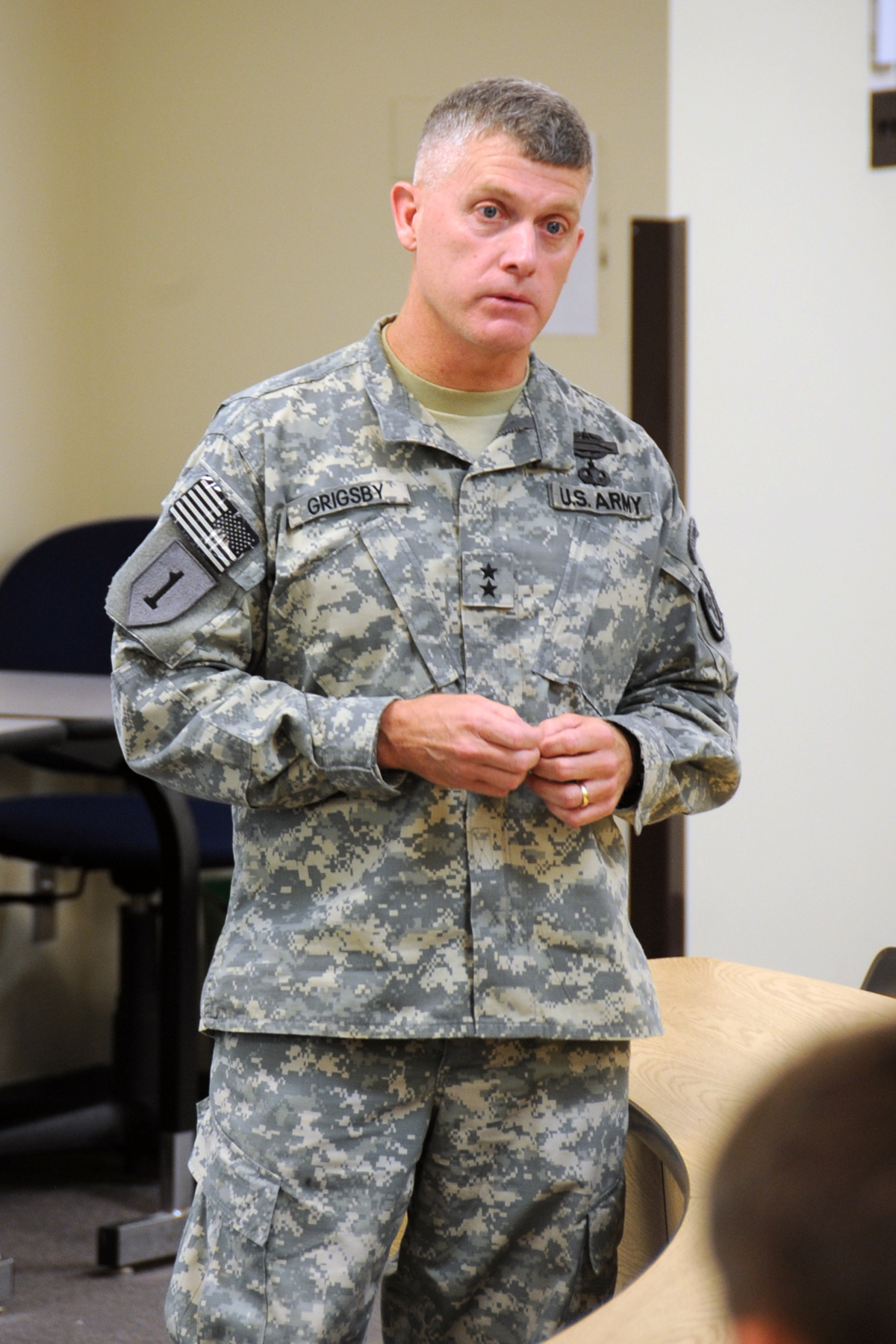 MG Grigsby, Commander CJTF-HOA, visits the CTC - Combating Terrorism Center at West Point