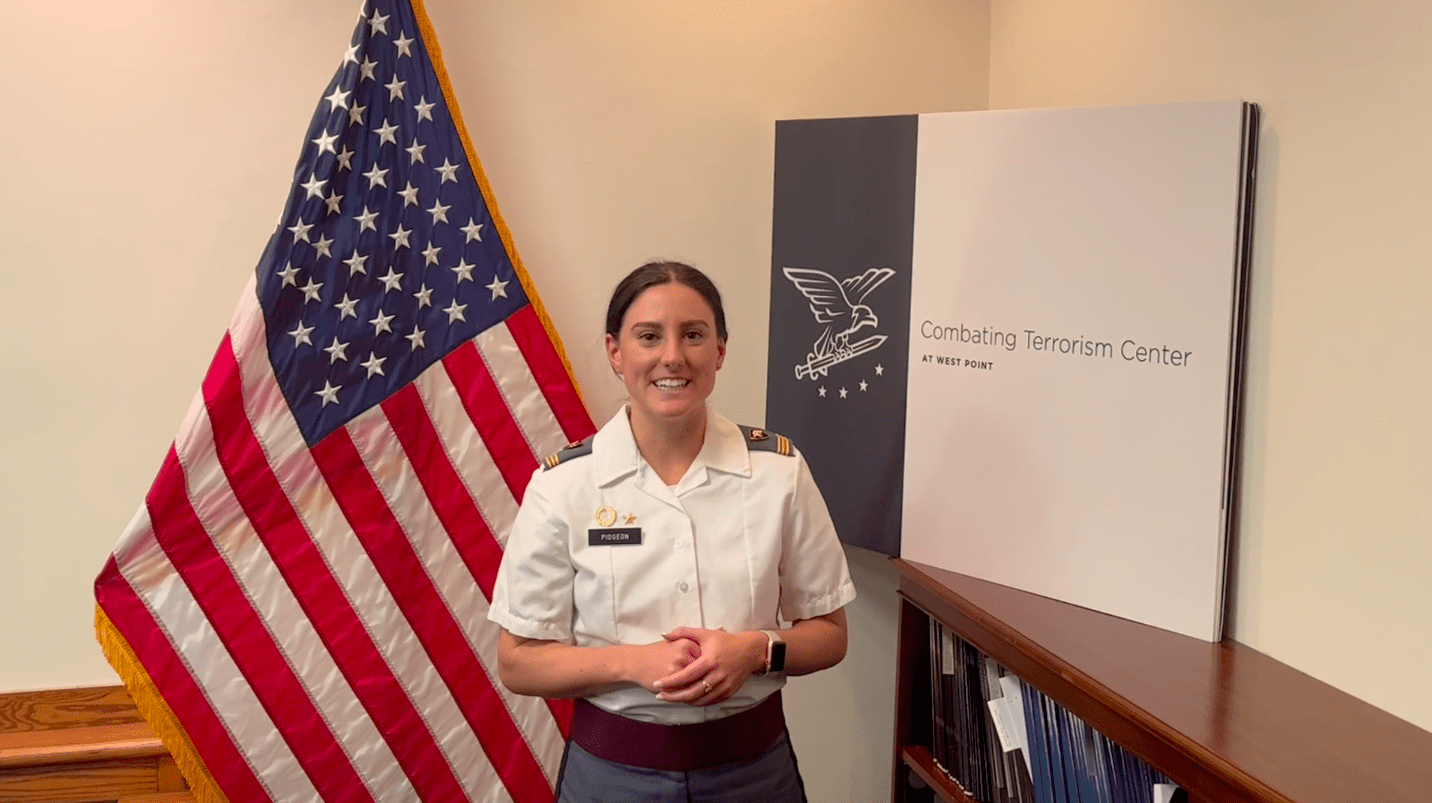 CDT MaryJo Pidgeon is the CTC’s Cadet of the Month for April 2022 - Combating Terrorism Center ...
