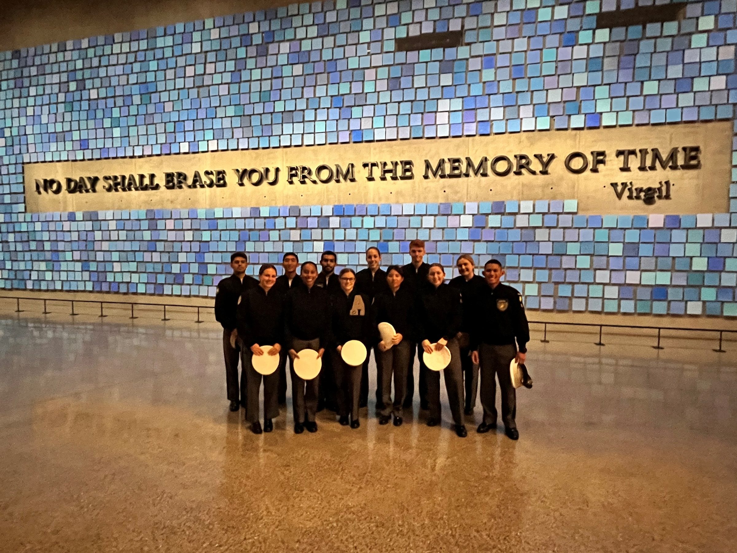 Terrorism Studies Minor cadets visit 9/11 Memorial & Museum, NYPD ...