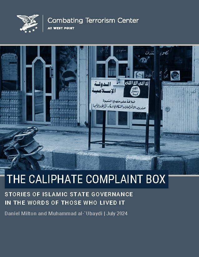 The Caliphate Complaint Box: Stories of Islamic State Governance in the ...